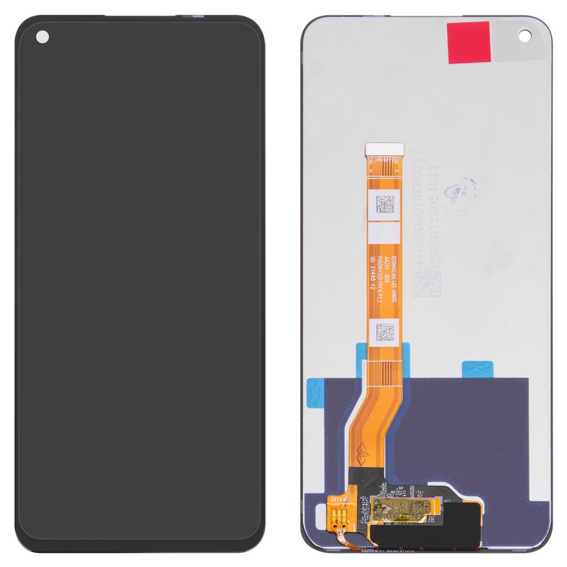 LCD compatible with Oppo A36, A76, (black, without frame, Original (PRC), CPH2375/BV066G3M-L01 ...